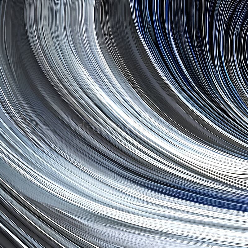 A Symphony of Flowing Lines and Curves, Creating a Sense of Fluidity ...