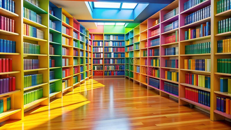 A Symphony of Knowledge: an Abstract Representation of a School Library ...