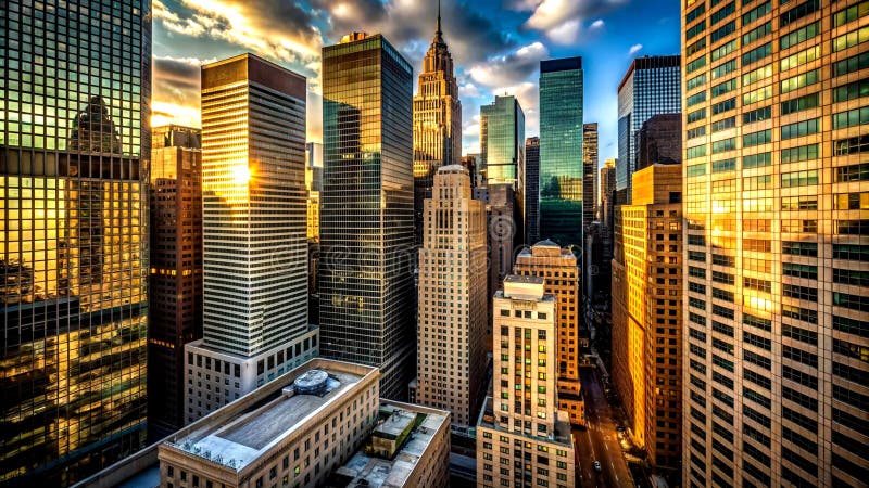 Symphony of Light and Shadow: a Dramatic Play of Light on Buildings ...