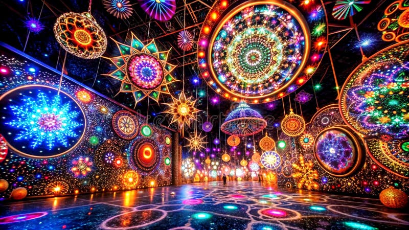 A Symphony of Light: a Spectacular Display of Glowing Lights and ...