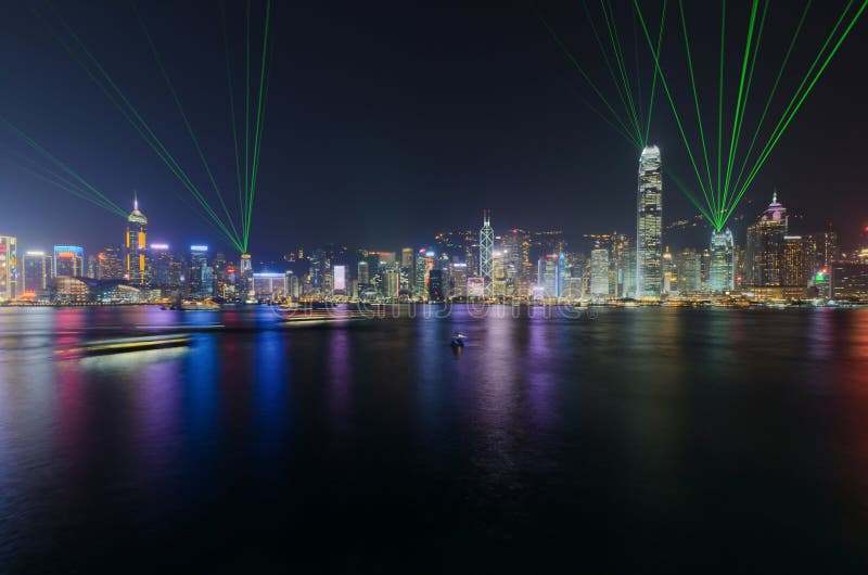 Victoria Harbour Night