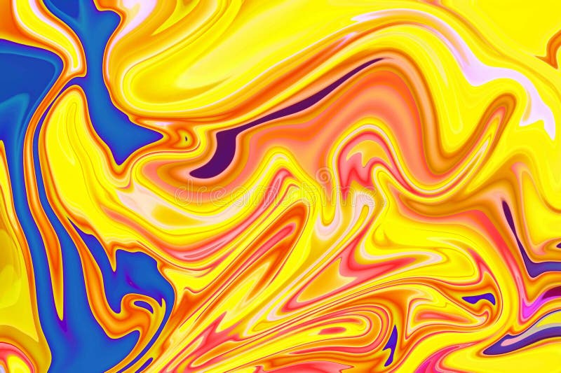 Symphony of Liquify Abstract Pattern with Multicolor Art Form Digital ...
