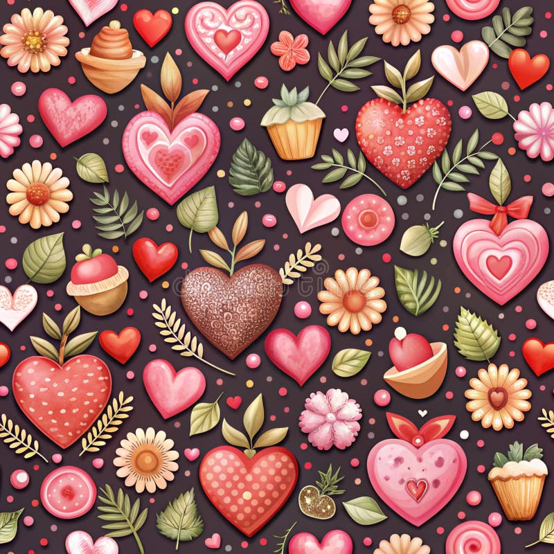 A Symphony of Love and Sweetness Stock Illustration - Illustration of ...