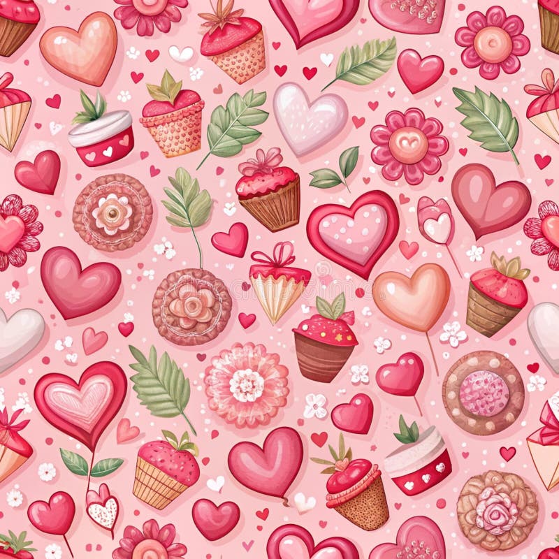 A Symphony of Love and Sweetness Stock Illustration - Illustration of ...