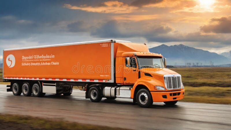 Symphony of Movement in Logistics Stock Illustration - Illustration of ...