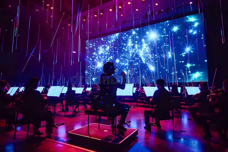 Symphony Orchestra Performs Immersive Concert with Dynamic Visuals and ...