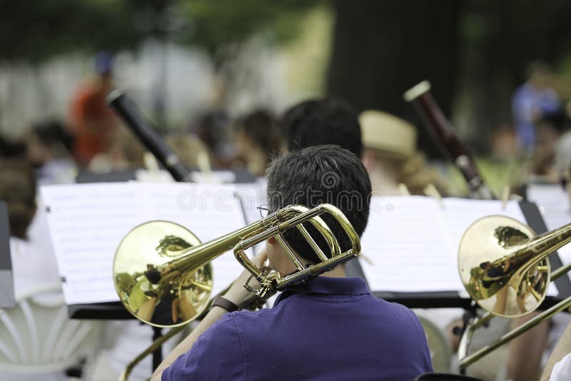Symphony Orchestra Performance Stock Photo - Image of playing, chamber ...