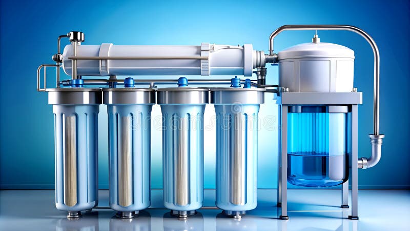 A Symphony of Purity: Reverse Osmosis Filtration in Action Stock ...