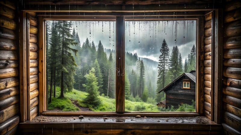 A Symphony of Rain: a Window into the Deep Forest Generative AI Stock ...