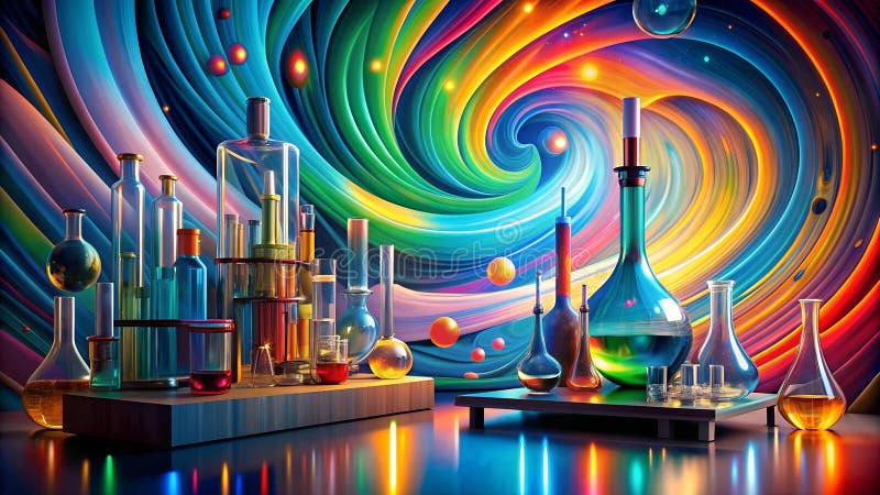 Science Laboratory Abstract Stock Illustrations – 77,325 Science ...