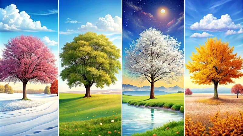 The Symphony of the Seasons: a Visual Representation of Nature S Cycle ...