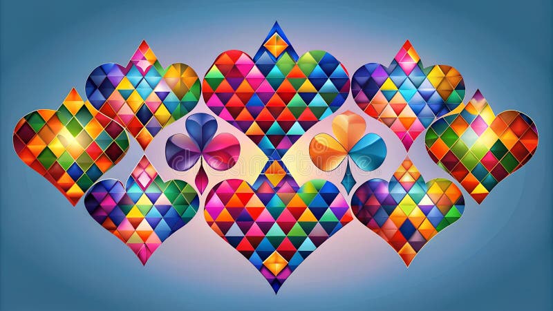 A Symphony of Spades a Visual Representation of Playing Card Suits ...