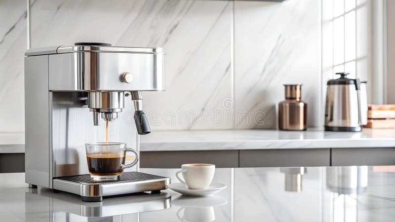 A Symphony of Steam Espresso Machine and Filter Coffee Maker in a ...
