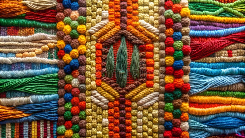 A Symphony of Textures: Abstract Tapestry of Interwoven Threads ...