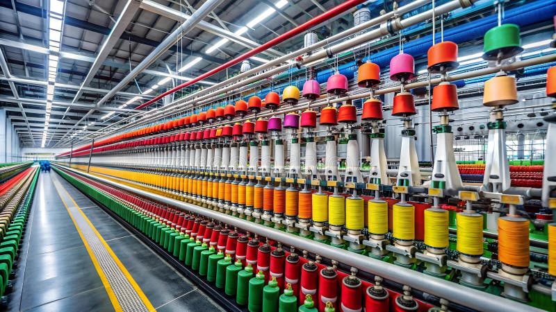 The Symphony of Threads: a Tapestry of Colors and Textures in a Modern ...