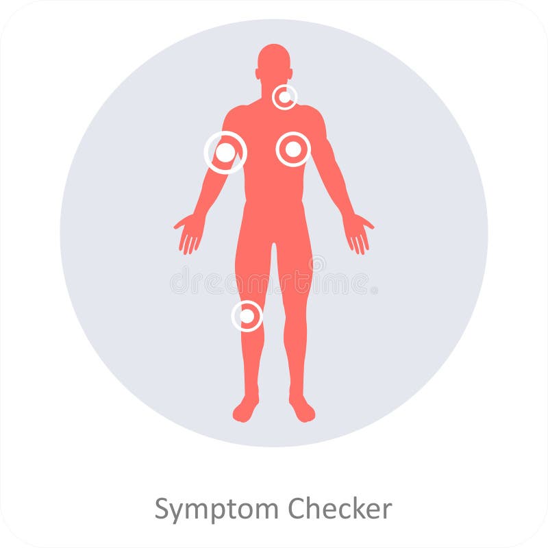 Symptom Checker stock vector. Illustration of medical - 264942875