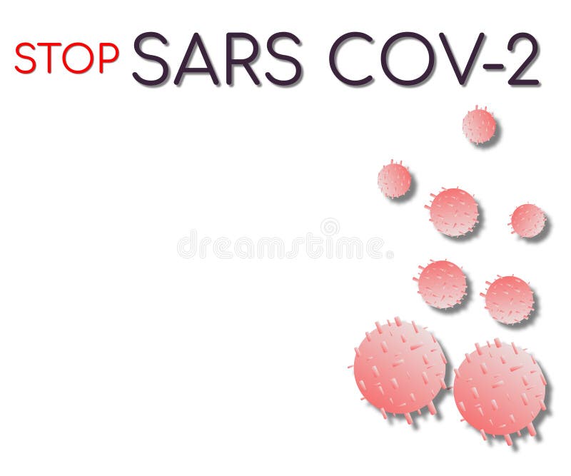 Symptoms1A Background of the Coronavirus, Covid - 19 Stock Illustration ...
