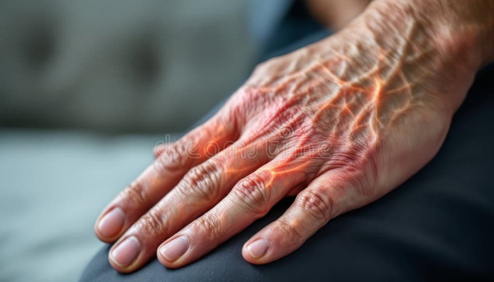 Symptoms of Peripheral Neuropathy in Elderly Hand with Visible Weakness ...