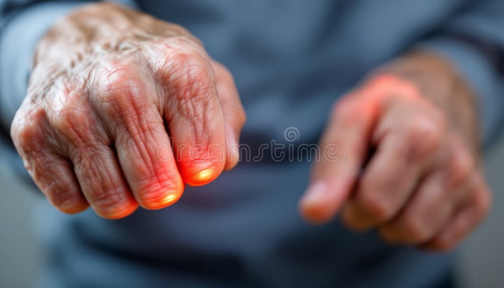 Symptoms of Peripheral Neuropathy in Elderly Hand with Visible Weakness ...