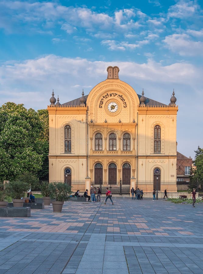 Synagogue Building Dating from 1869 in Pecs Editorial Image - Image of ...