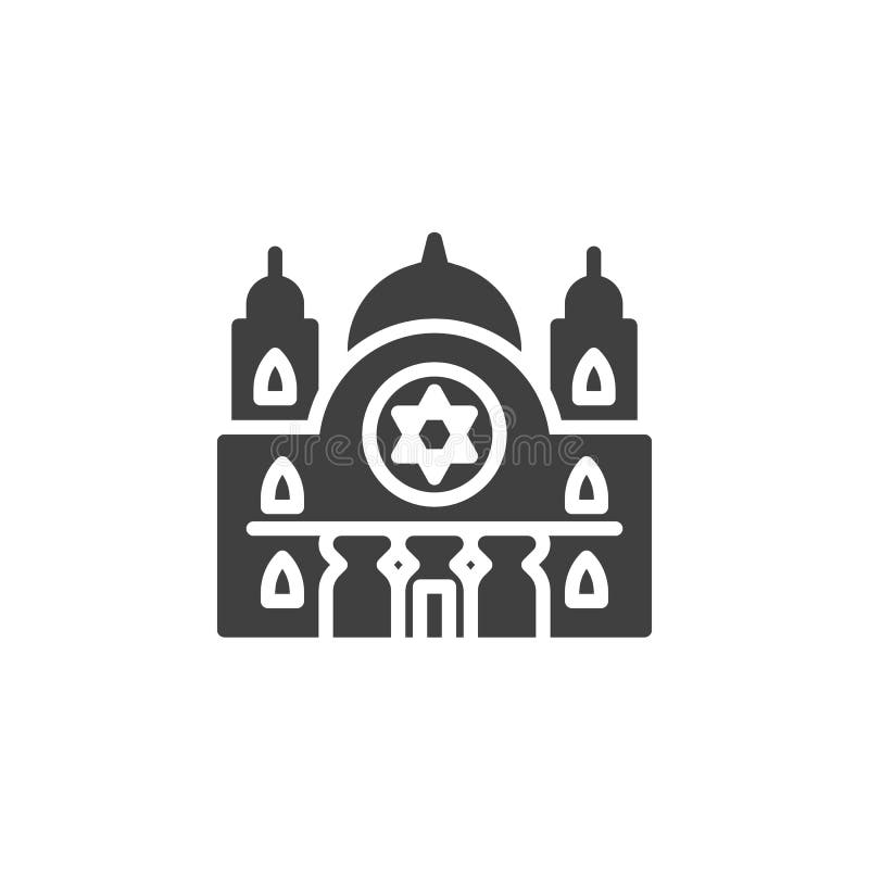 Synagogue Building Vector Icon Stock Vector - Illustration of icon ...
