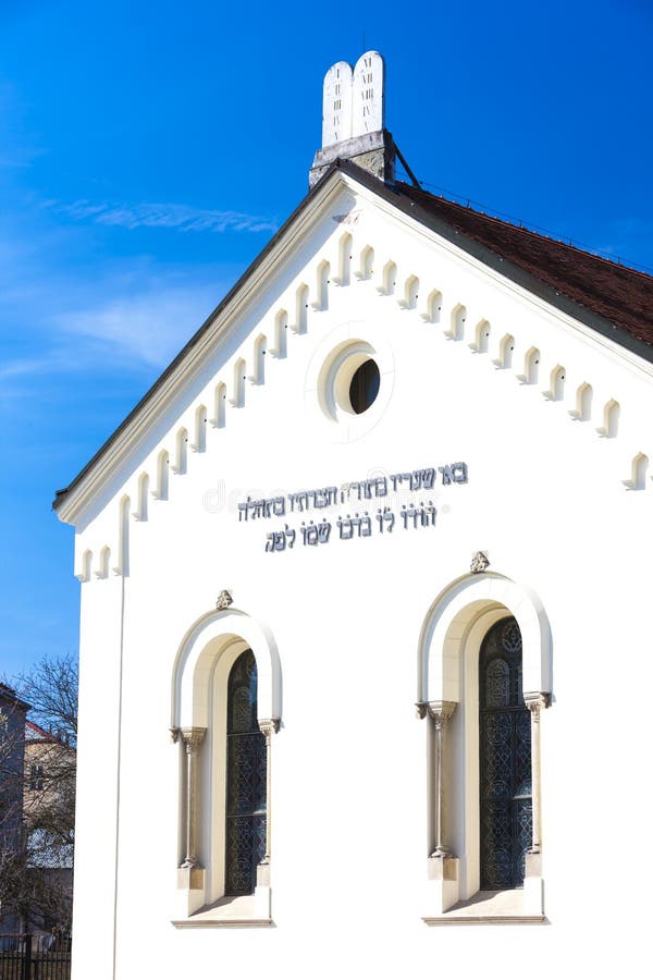 Synagogue, Hermanuv Mestec stock image. Image of czech - 65291053