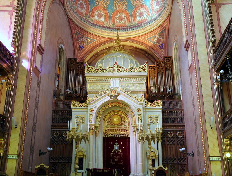Synagogue interior stock image. Image of synagogue, moorish - 4368155