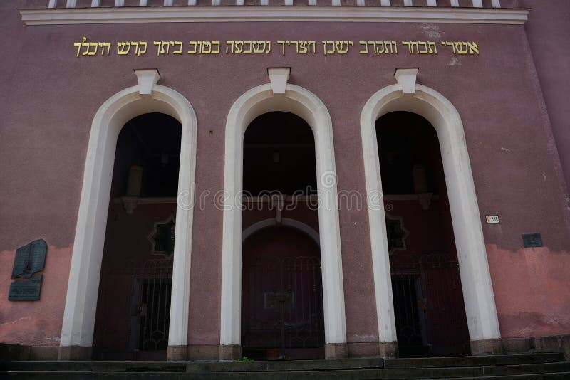 Synagogue, Kosice, Slovakia Editorial Stock Image - Image of faith ...