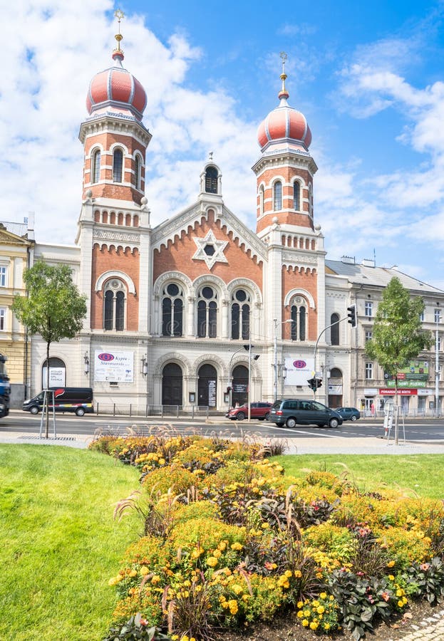 Synagogue in Pilsen, Czech Republic Stock Photo - Image of bohemian ...