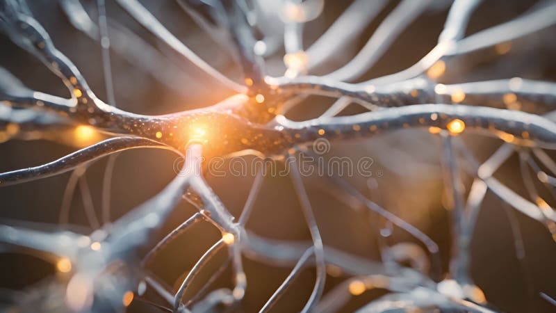 Synapse Nerves Neural Connections Nerve Impulse Video Loop Stock ...
