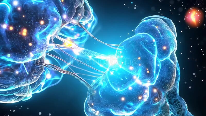 Synaptic Gateway: Visual Depiction of a Nerve Synapse, Complex Junction ...