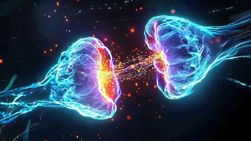 Synaptic Gateway: Visual Depiction of a Nerve Synapse, Complex Junction ...