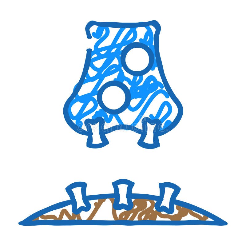 Synaptic Transmission Neuroscience Neurology Icon Doodle Illustration ... Synaptic Transmission Neuroscience Neurology Icon Doodle Illustration ...