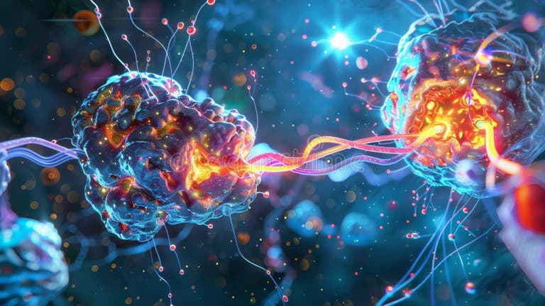 Synaptic Transmission Process Depicted As a Complex Dance between ...
