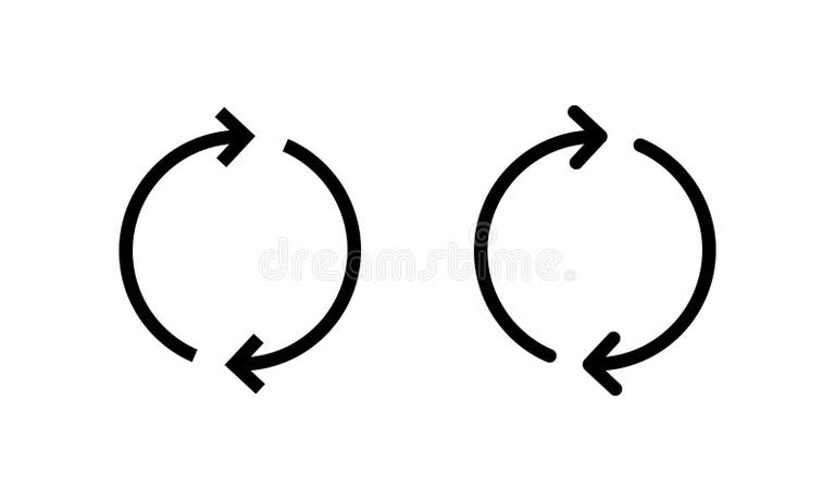 Rotation Repeat Symbol Stock Illustrations – 13,693 Rotation Repeat ...