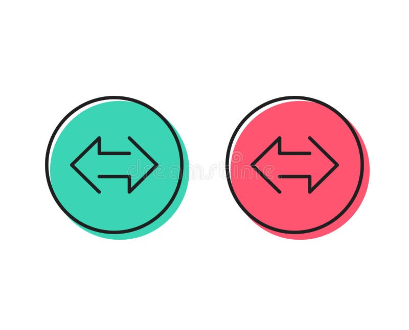 Sync Arrows Simple Icon. Communication Arrowheads. Stock Vector ...