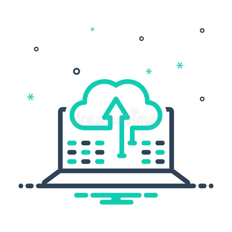 Mix Icon for Sync of Data Information, Transfer and Update Stock Vector ...