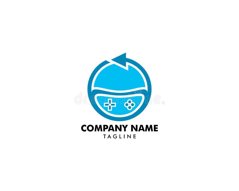 Sync Game Logo Template Design Vector Stock Vector - Illustration of ...