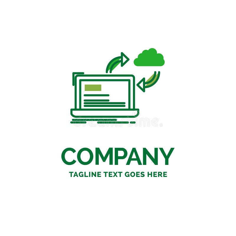 Sync, Processing, Data, Dashboard, Arrows Flat Business Logo Tem Stock ...