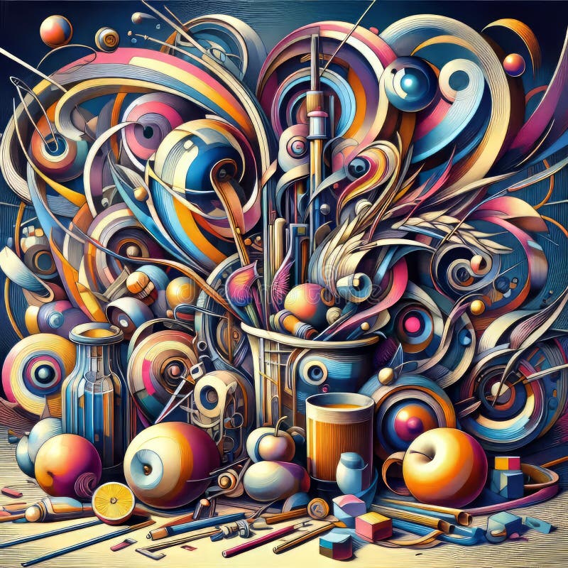 Abstract Still Life of Azalea Flower in Pastel Colors. Modern Art ...