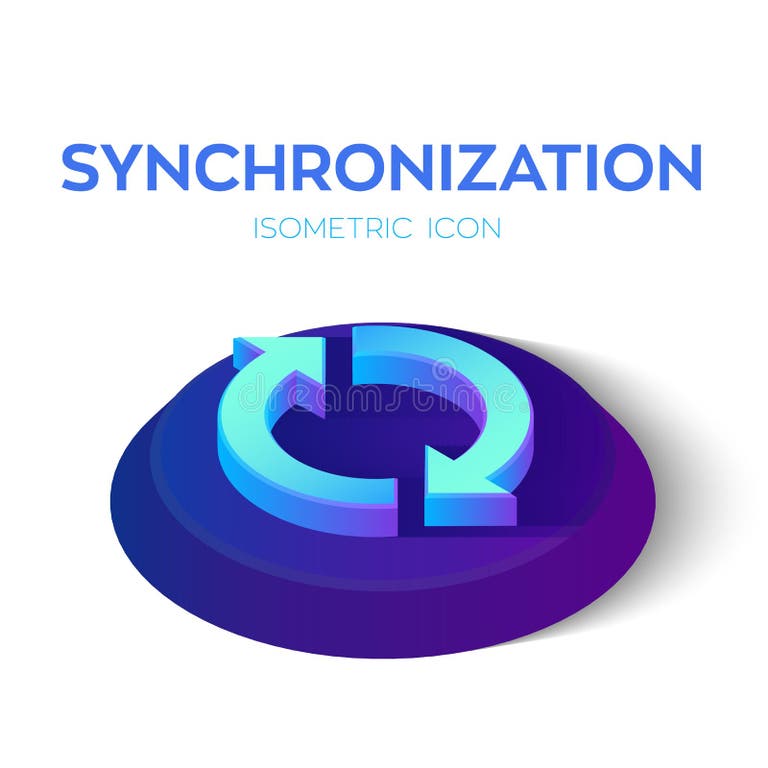 Synchronization Icon Stock Illustrations – 13,443 Synchronization Icon ...