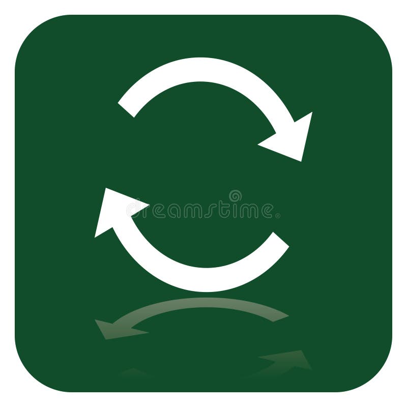 Synchronization Symbol. Vector Illustration Decorative Design Stock ...