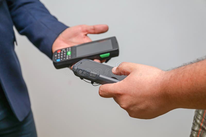 Synchronize Data Devices stock photo. Image of distribution - 139105332