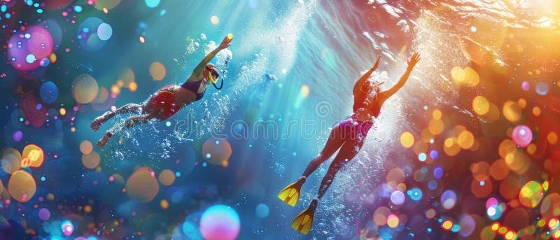 Synchronized Diving: a Showcase of Athletic Elegance in Australia Stock ...