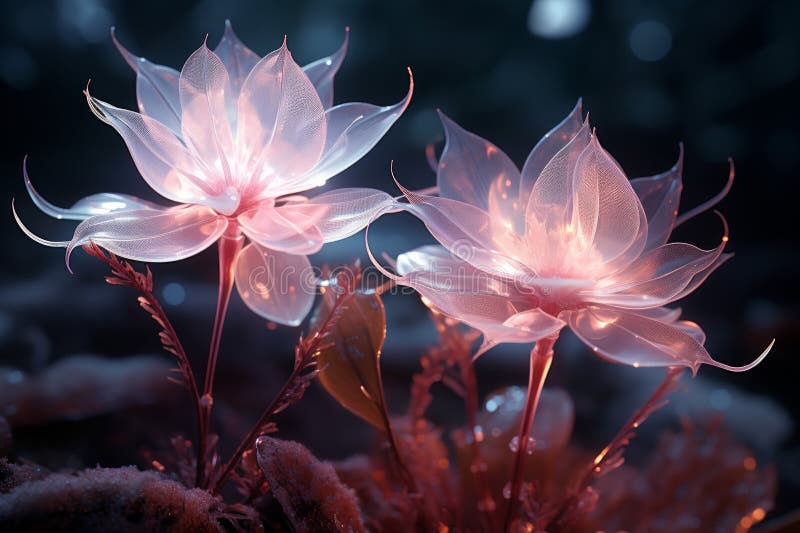 Synchronized Light Shows - Generative AI Stock Illustration ...