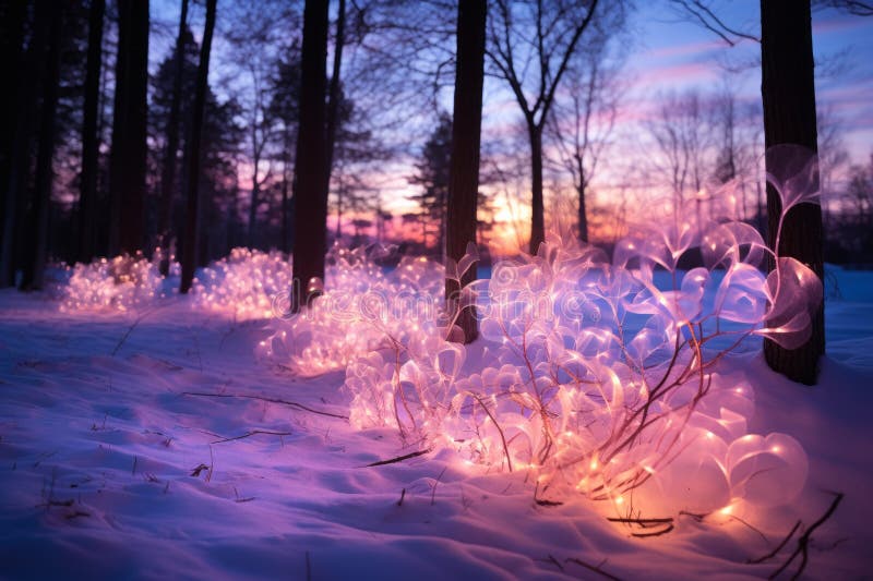 Synchronized Light Shows - Generative AI Stock Illustration ...