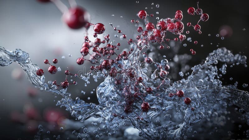 Synchronized Molecules Dancing in Water a Scientific Visualization of ...