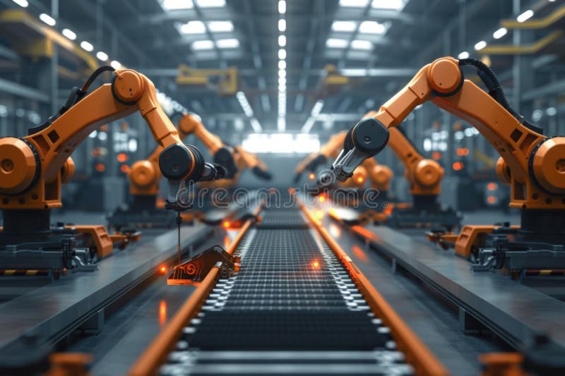 Synchronized Operation of Robotic Arms on Manufacturing Assembly Line ...