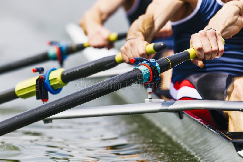 Synchronized Rowers Show Perfect Teamwork in Olympic Rowing ...