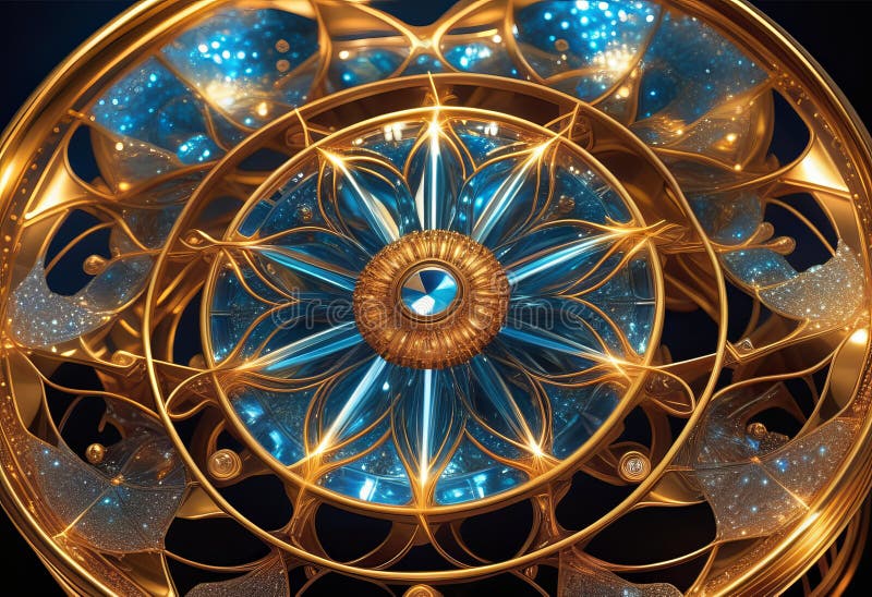 A Synchronized Spectacle of Intricate Design and Enigmatic Eyes Stock ...